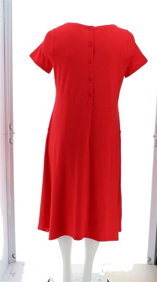 Joan Rivers | Dresses | Joan Rivers Cotton Blend Knit Midi Dress Back ...